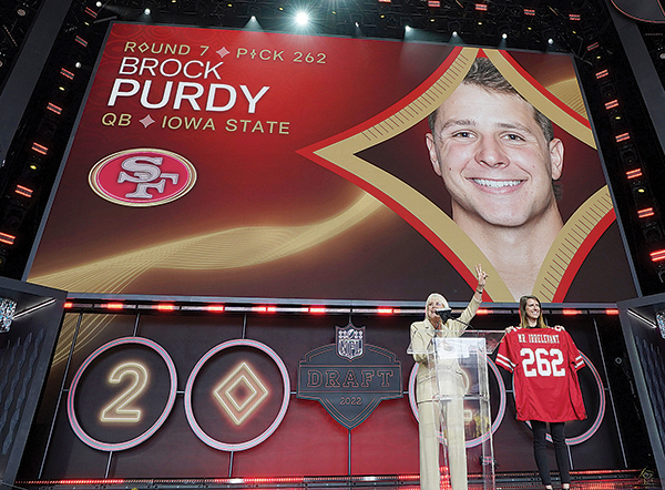 Purdy goes from ‘Mr. Irrelevant’ to brink of Super Bowl | News, Sports ...